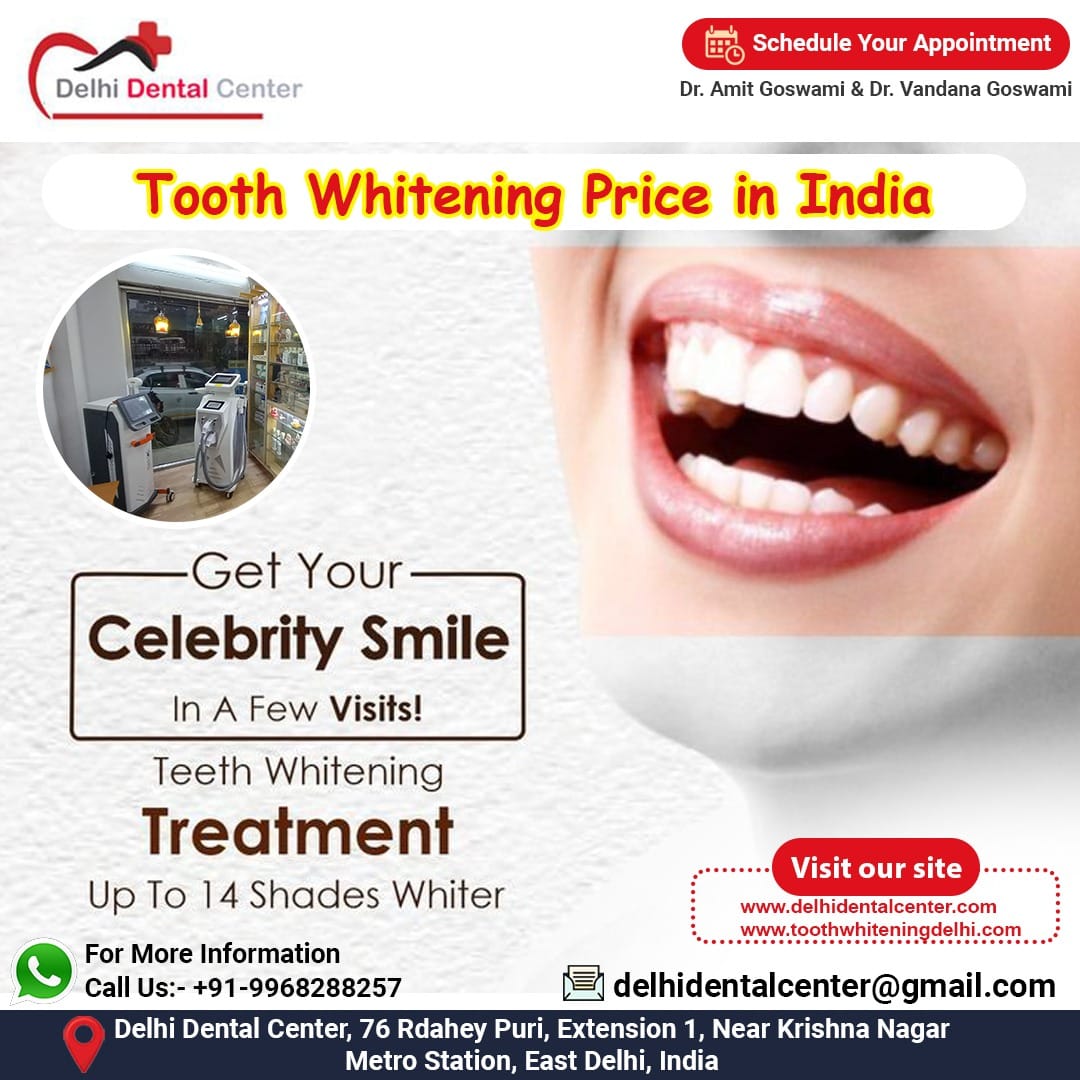 Tooth Whitening India - Teeth Whitening Clinic in India